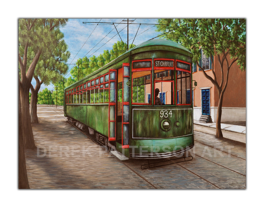 Trolley on St. Charles – Derek Patterson Art